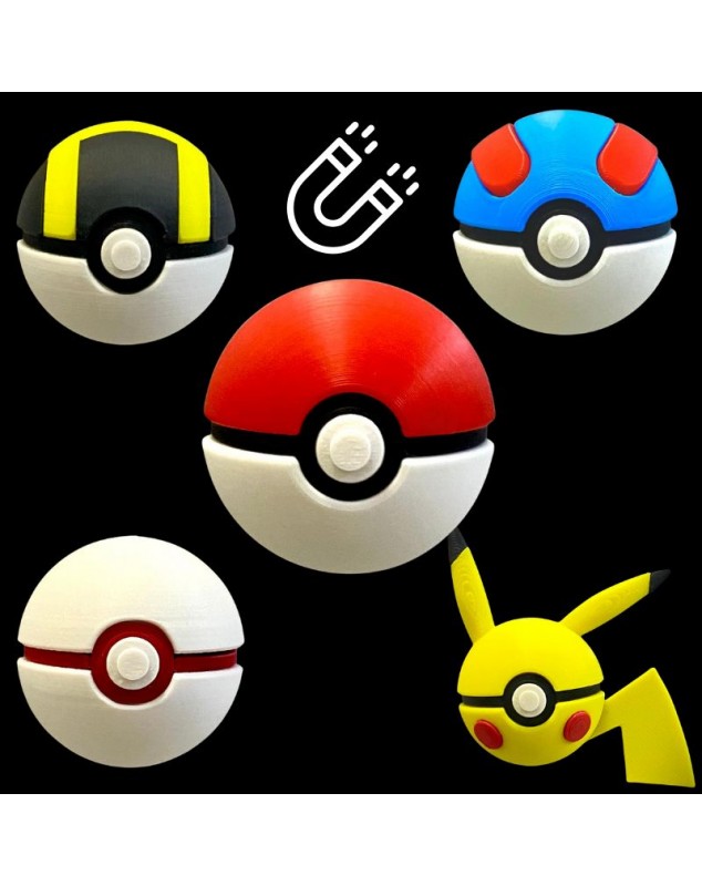 Imanes Poke Impresión 3D - Ludosaurus