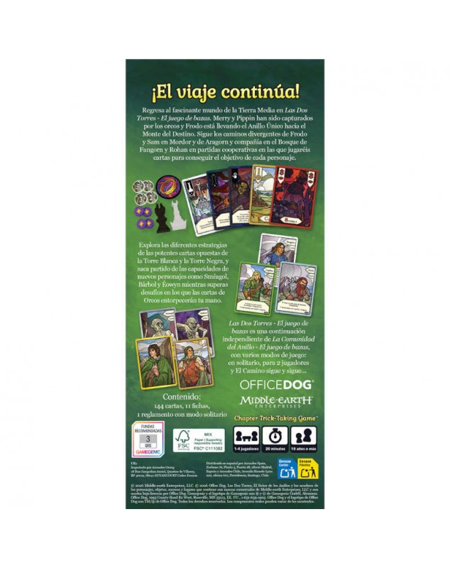 Las Dos Torres: el Juego de Bazas - Ludosaurus